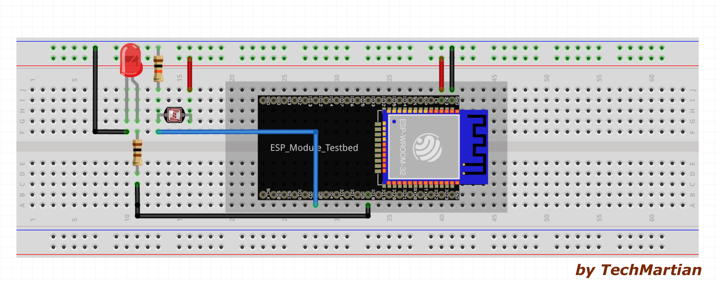 Interfacing Photoresistor With ESP32 | Trybotics