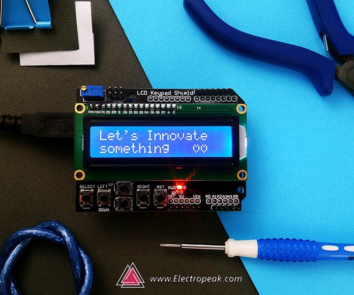 Using 1602 LCD Keypad Shield W/ Arduino [+Practical Projects] : 7 Steps - Instructables